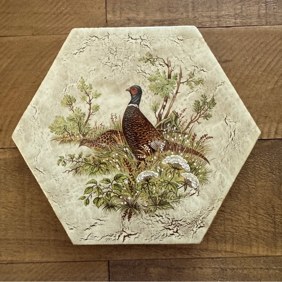 Jenny Designs | Wall Decor | Jenny Designs Ringneck Pheasant Hexagon ...